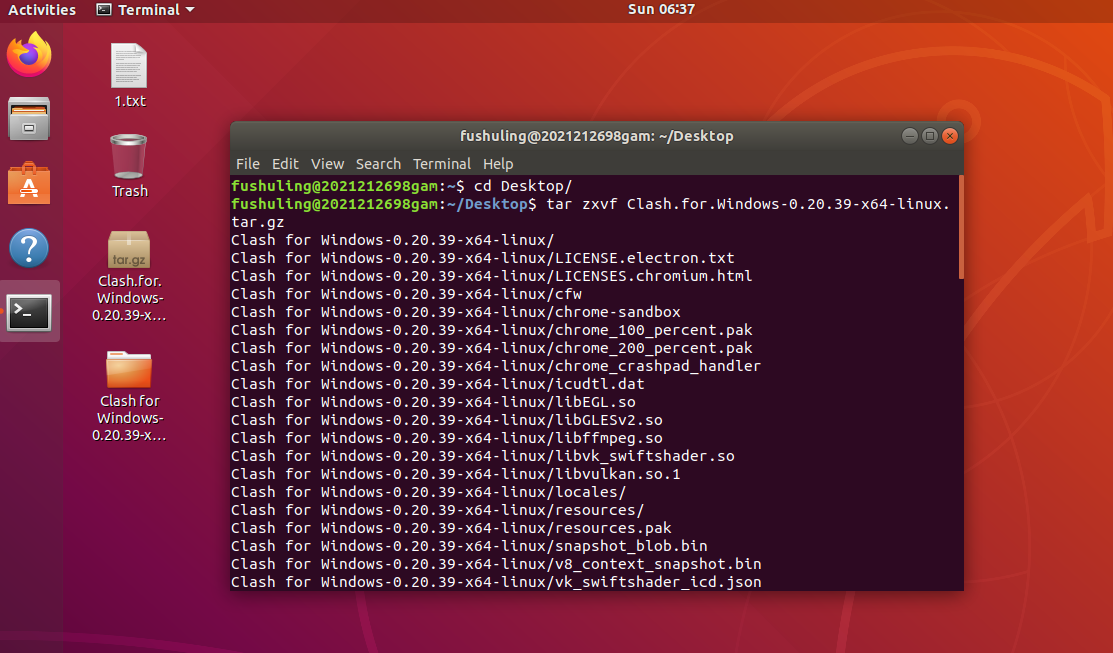 linux下实现系统级全局代理 – fushulingのblog