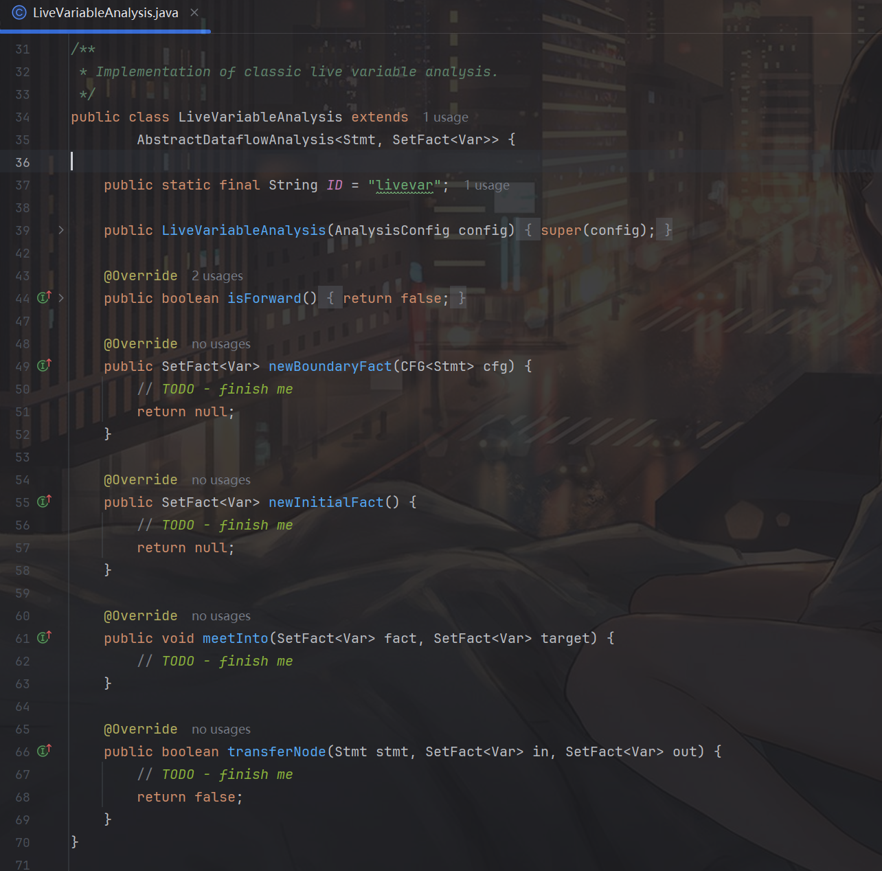Tai-e Lab-作业 1：活跃变量分析和迭代求解器 – fushulingのblog